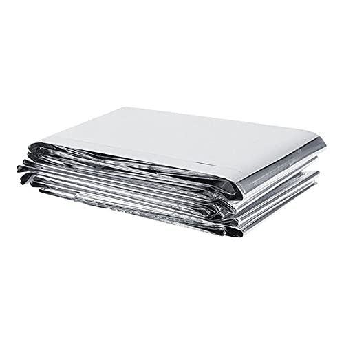 QLGCJ High Silver Reflective Mylar Film, Garden Greenhouse Covering Foil Sheets Effectively Increase Plants Growth, 120x210cm