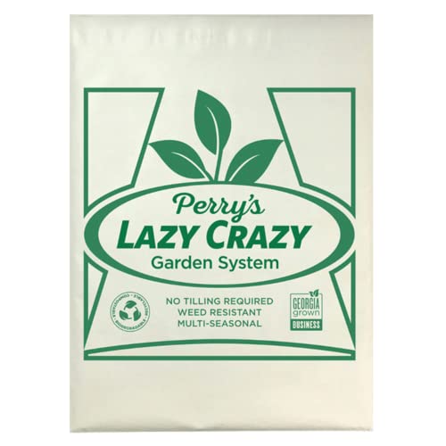 Lazy Crazy Garden - Grow Vegetables & Fruits On Your Lawn - 12x3 FT Biodegradable Garden Bed Soil