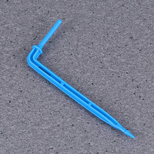 YARNOW 100pcs Garden Irrigation Curved Drop Arrow Water Saving Arrow Drip Head Emitter Plants Irrigation Micro Dripper Greenhouse Garden Fittings