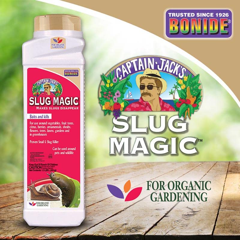 Bonide Slug Magic Organic Pellets Insect Killer 1.5 lb. - Case Of: 1