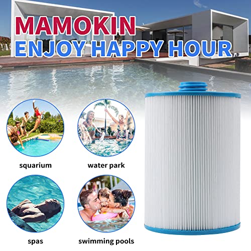 Mamokin Replaces 6CH-940 Spa Filter,Unicel 6CH-940,Filbur FC-0359, 817-0050, 25252, 03FIL1400,PWW50P3(NOT PWW50P4), (1 1/2" Coarse Thread), Waterway Front Access Skimmer, SAE Thread Filter 2 Pack