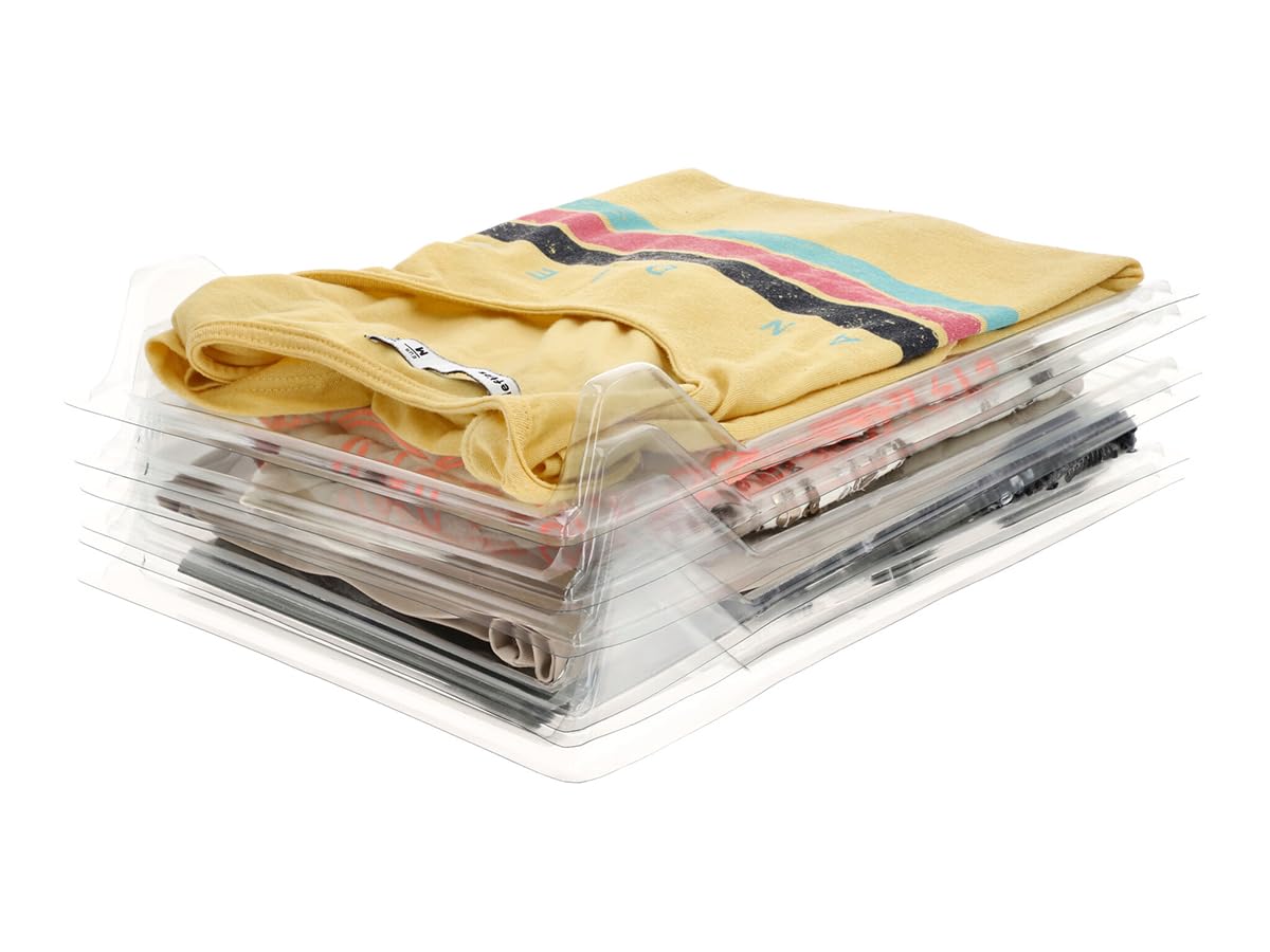 FUGAZ, BLOUSE ORGANIZER, SCARF organizer, TANK TOPS organizer, Closet Organizer Drawer Organizer, 10 pack