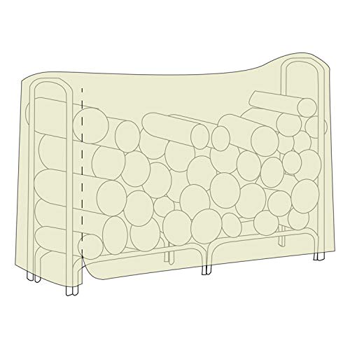 Two Dogs Designs 2D-LR96245 Log Rack Cover With Level 4 UV Protection, 96-Inch, Khaki