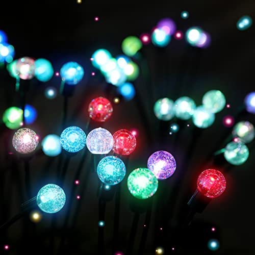 YUNJACKEYDZ Solar Garden Lights-Outdoor Solar Lights for Yard-Solar Powered Firefly Lights Outdoor Waterproof Wind Dancing Solar Lights for Landscape Decoration Lights Yard Patio Pathway Decoration