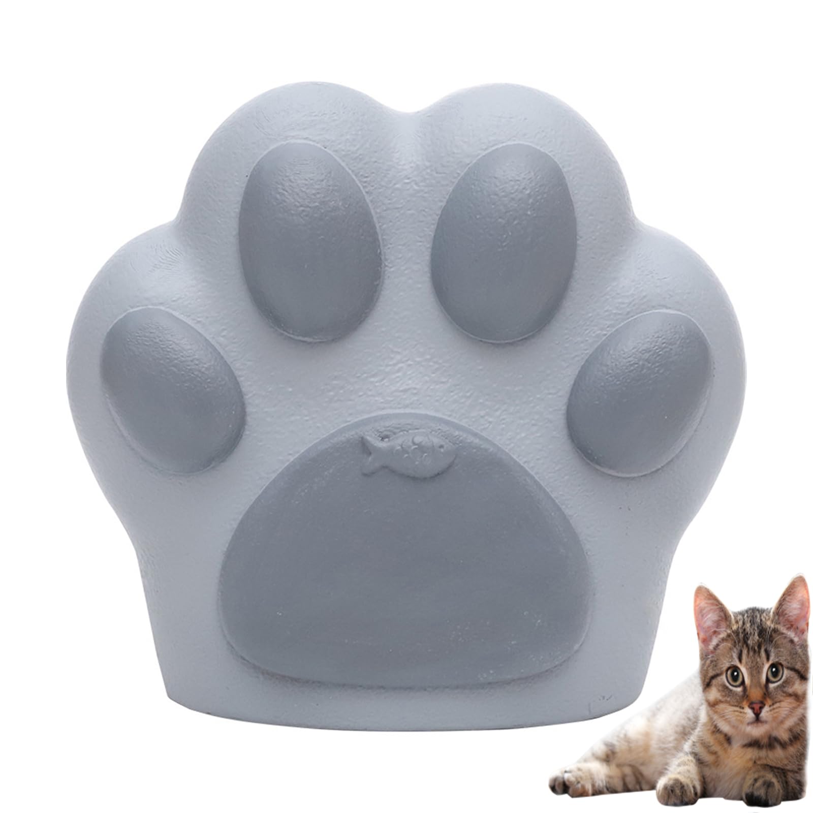 Personalized Pet Urns for Dog or Cat Ashes, Pet Cremation Urns Pet Urns, Pet Ashes Cat and Dog Claw Creative Urn Customizable Text Content (16cm * 8.5cm * 14cm/6.2" x3.4 x5.9)