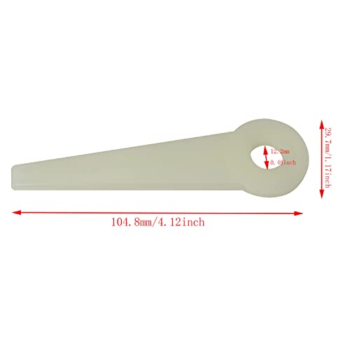DGBRSM 6pcs Polycut Trimmer Head Blades Replacement Poly Cut Blades Nylon Trimmer Blade Compatible with Stihl 20-3 Lawn Mower Accessories Garden Tool