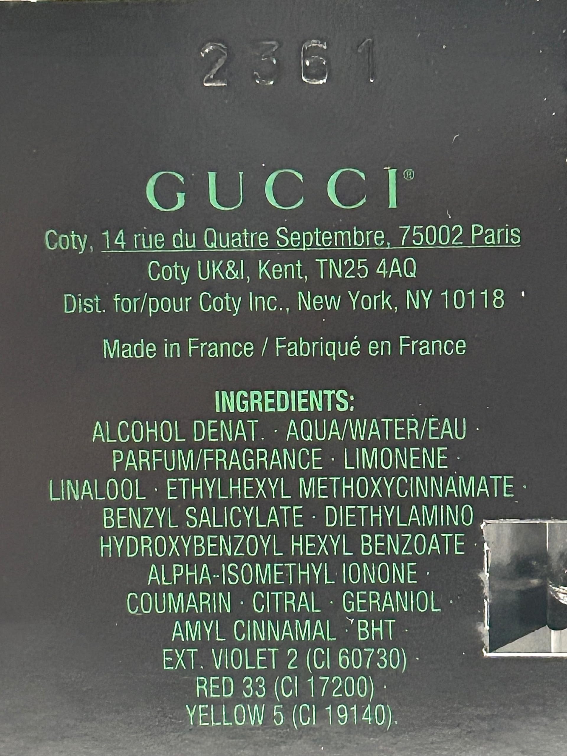 Gucci Guilty Black Sample Perfume Men EDT Spray Pour Homme MINI SMALL Travel Size 1.5 ML / 0.05 (3676) - set of 3