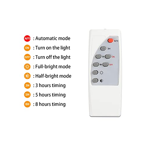 100W LED Solar Flood Lights Outdoor Bright,301 LEDs 8000LM Auto Dusk to Dawn with Light Sensor and Remote Control,IP66 Waterproof Solar Street Security Light for Barn, Garden, Yard