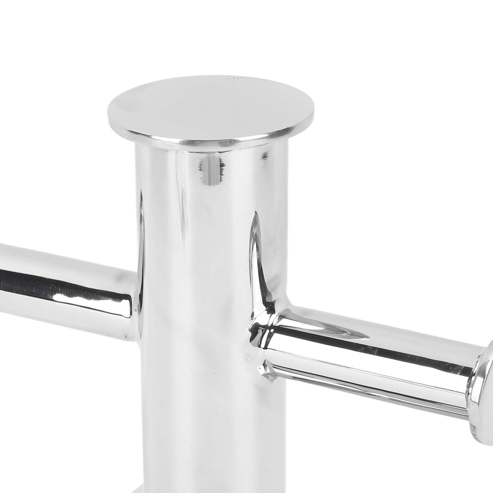 Marine Bollard, Mooring Cleat Bollard135mm Single Cross Bollard Heavy Duty Marine Grade 316 Stainless Steel for Yacht Fishing Boat