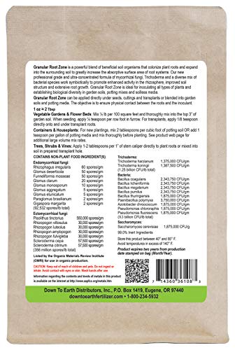 Down to Earth OMRI Organic Granular Root Zone, 8 oz