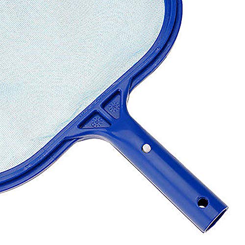 Swimming Pool Cleaner Supplies, Pool Pond Flat Leaf Rake Net Pool Leaf Skimmer Heavy Duty Swimming Pool Cleaning Leaf Skimmer Net for Cleaning Swimming Pool Garden Pond Hot Tub Spa Blue