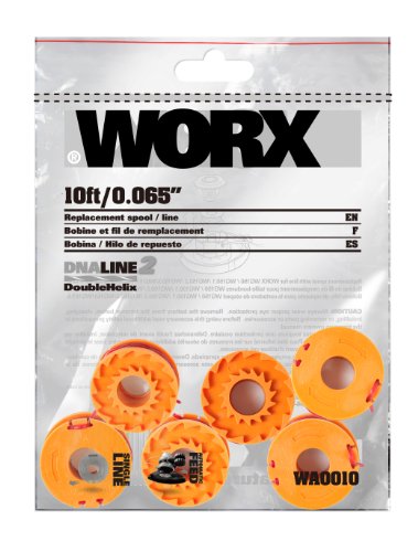 Worx WA0010 (6) Replacement Trimmer Line for Select Cordless String Trimmers