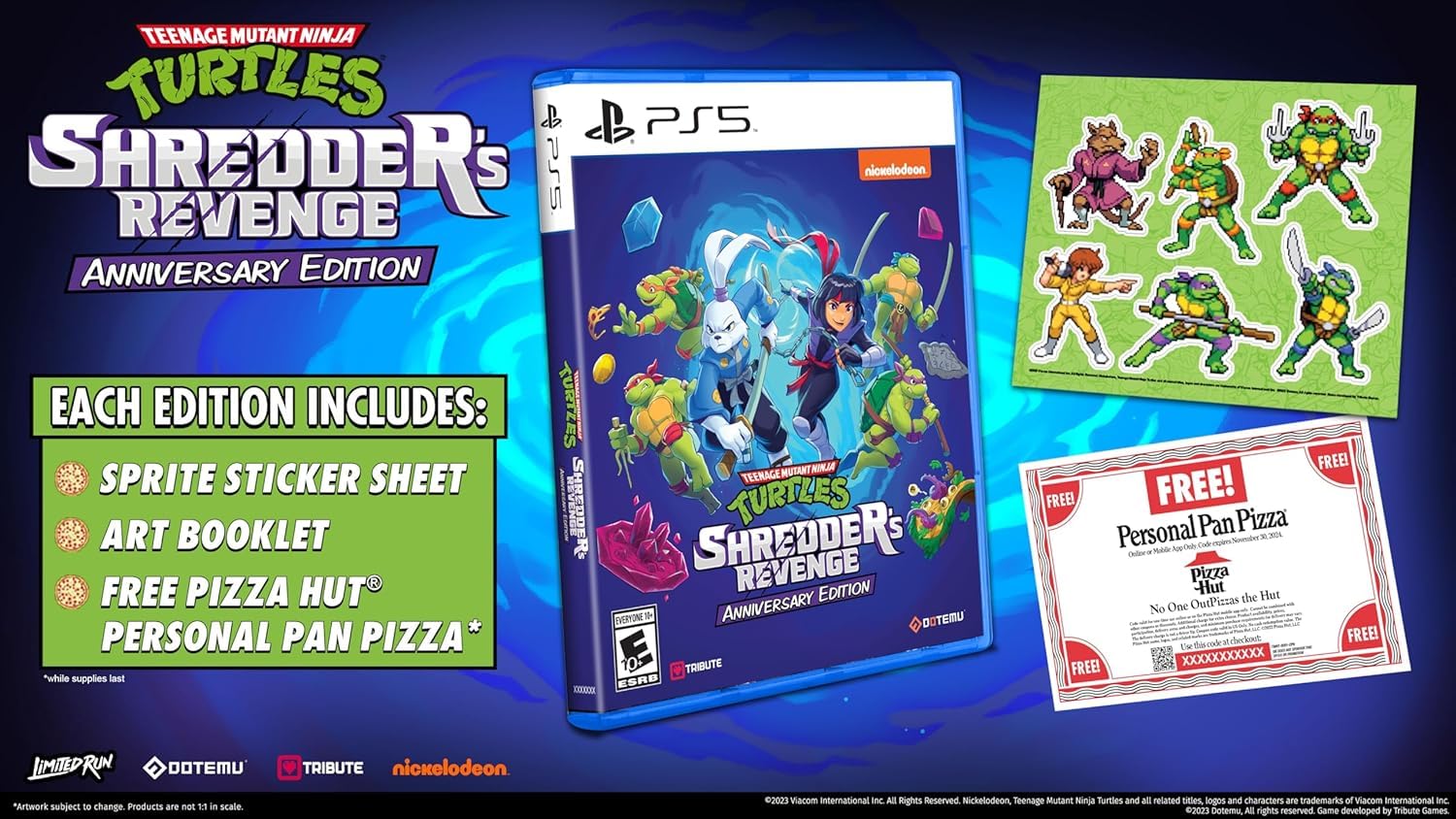 Teenage Mutant Ninja Turtles: Shredder's Revenge Anniversary Edition (includes Dimension Shellshock DLC) - PlayStation 5