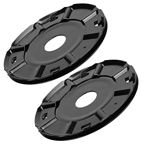 RvSky Garden Supplies 2 Set Universal Lawn Mower Trimmer Head with Trimmer Lines Accessory Garden Tools 26mm Black