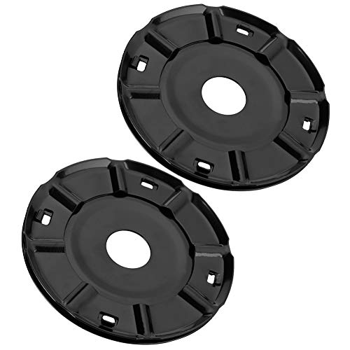 RvSky Garden Supplies 2 Set Universal Lawn Mower Trimmer Head with Trimmer Lines Accessory Garden Tools 26mm Black