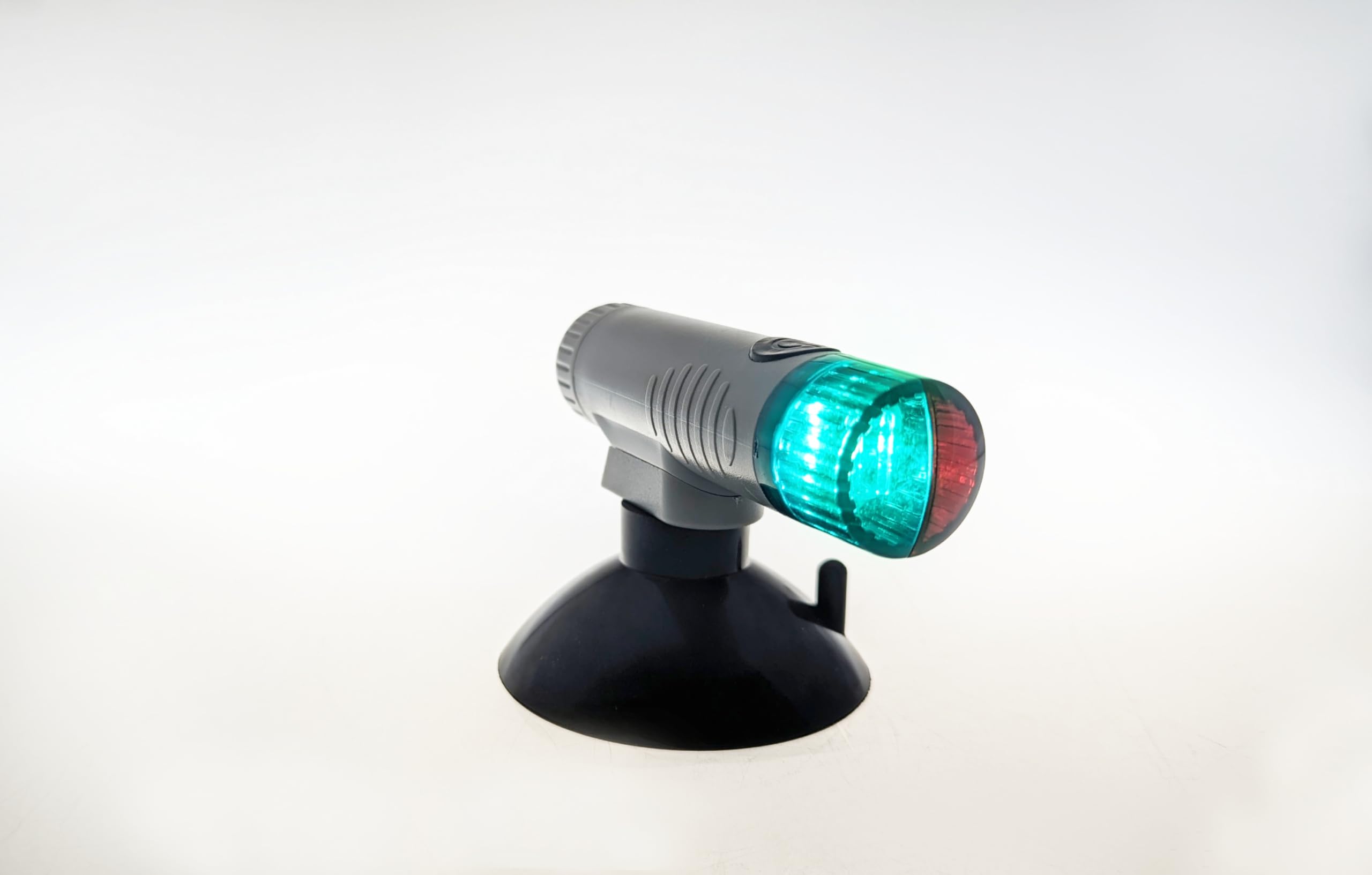 Pactrade Marine Boat Navigation Lights - Battery Powered Portable LED Red Green Bow Light (Suction Cup Mount) | Battery Operated Boat Lights, Kayak Lights for Night Kayaking