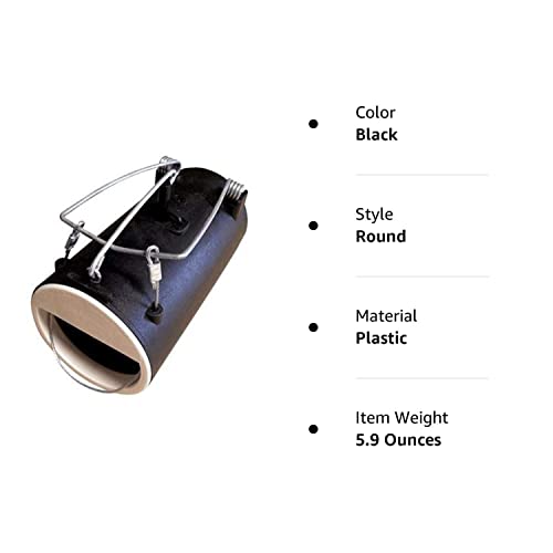Blackhole Trap - The Original Blackhole Mole, Rodent & Gopher Trap, Spring Loaded, Easy to Use, Reusable Dark Trap Hole for Eliminating Pests in All Yards