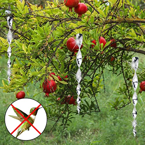 30 Pack Bird Repellent Reflectors Scare Rods
