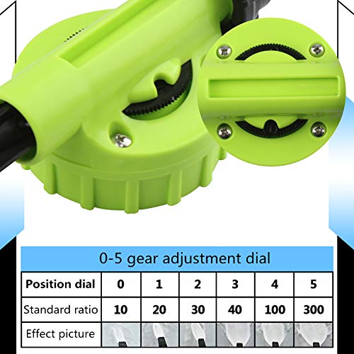 Gemdeck Car Foam Gun Pressure Washer Blaster Hose Wash Sprayer Foam Cannon with Adjustment Ratio Dial for Car Home Cleaning Garden with 0.26 Gallon Bottle