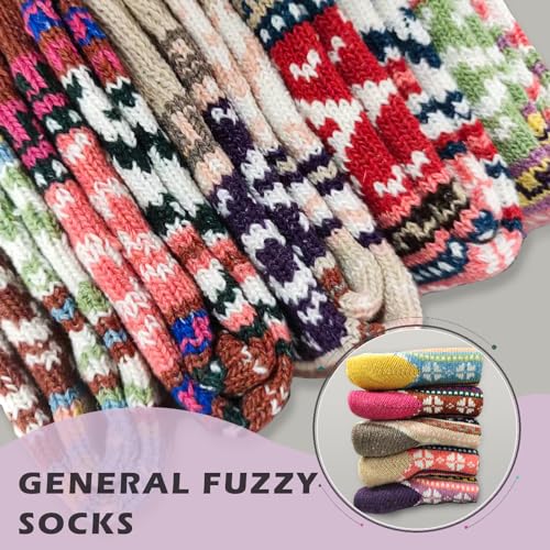 VANTILOUNIC Women Socks Winter Warm Thick Soft Wool Socks Christmas Gifts for Women Cozy Crew Socks