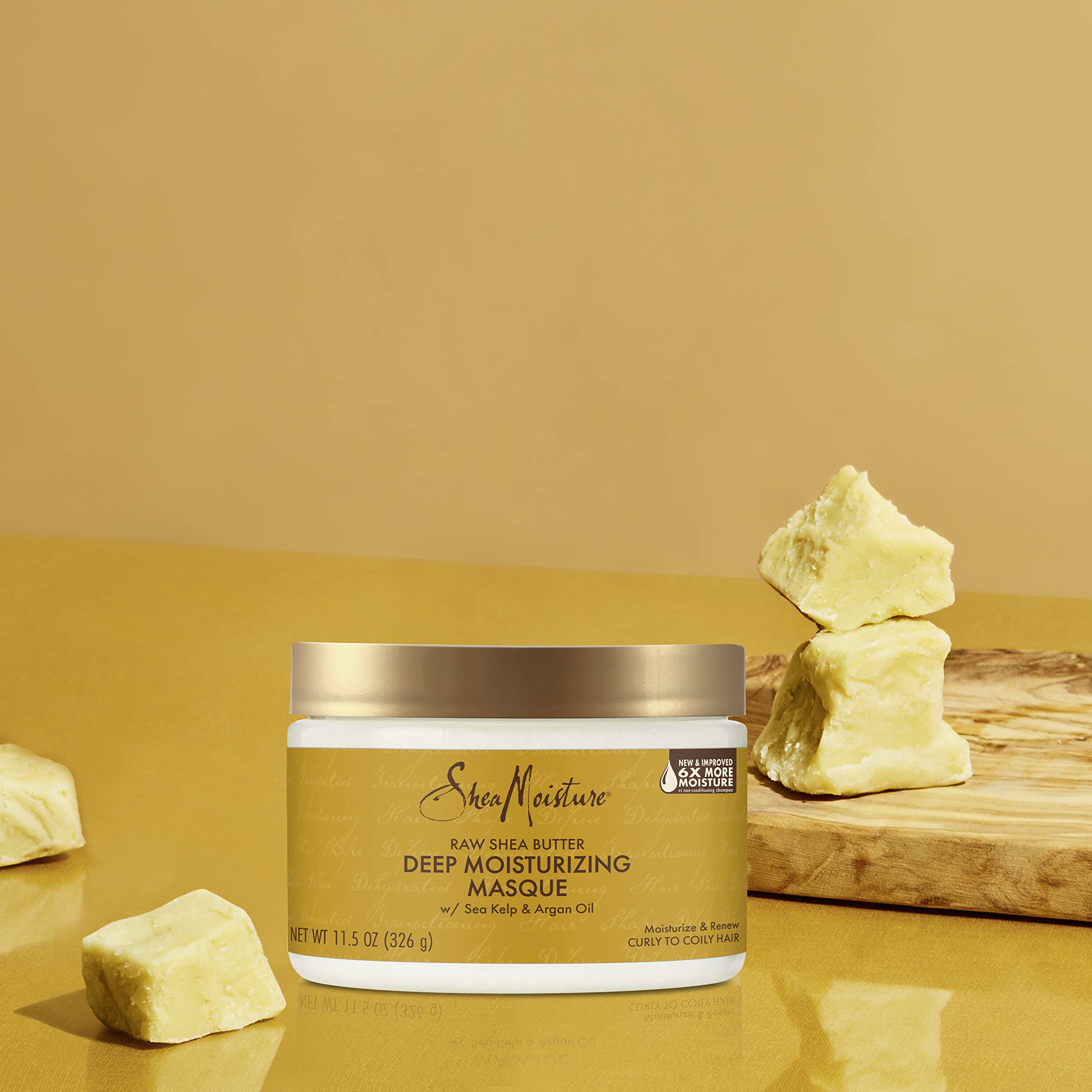 SheaMoisture Raw Shea Butter Deep Treatment Masque Hair Treatment, 12 Ounce