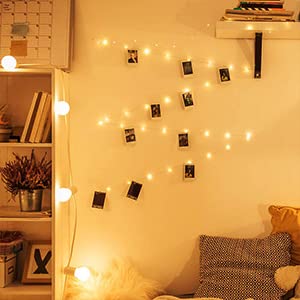 koopower 2X 50 LED Orange Battery Operated Fairy Lights with Remote Control 16ft Christmas Lights for Tree, Thanksgiving, Garden, Wedding, Bedroom Outdoor Decoration