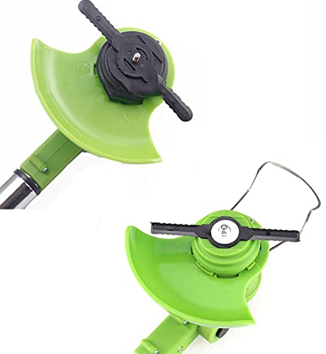 20 Pcs Handheld String Trimmer Head Blades Replace, Plastic Lawn Mower Trimmer Blades Replacement for Cordless Grass Trimmer-Lawn Mower Plastic Long Blade Garden Mower Blade Trim Safety Accessories