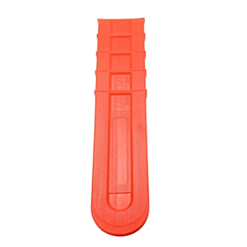 Eioflia Chainsaw Bar Blade Protective Cover Scabbard Universal Guide Plate Scabbard Cover for Garden Tools Scabbard Universal Guide Plate Plastic Chainsaw Bar Protective Cover