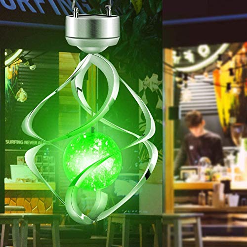 Solar Lights Outdoor Yard Decorations Wind Chimes Lights LED Colour Changing Hanging Light for Design Decoration for Garden, Patio, Balcony,Lawn, Gift