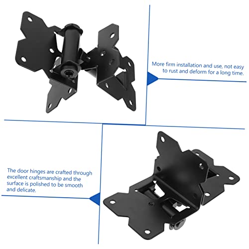 2pcs Fence Hinge Heavy Duty Leash Gate Hinges for Wooden Fences Heavy Duty Stainless Steel Hinges Door Hinges Barn Hinges Metal Hinges Self Closing Gate Hinges Hinges Bolt