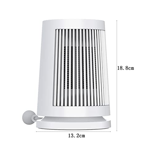 Outdoor Garden Heater Mini Desktop Electric Heater Ceramic Space Heaters - Tip-Over and Overheat Protection - 45° Oscillation Heaters for Room Low Energy Patio Heater