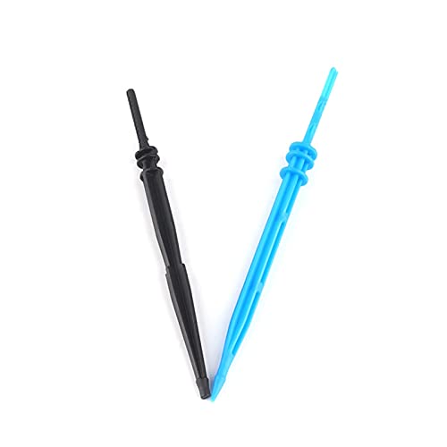 Congeal Greenhouse Micro Drip Irrigation 200pcs Drip Irrigation Arrow Black/Blue Arrow Dripper, Used for Water-Saving Irrigation of Micro-Irrigation Nursery Elevated Bed Flower Pot Vegetable Plot