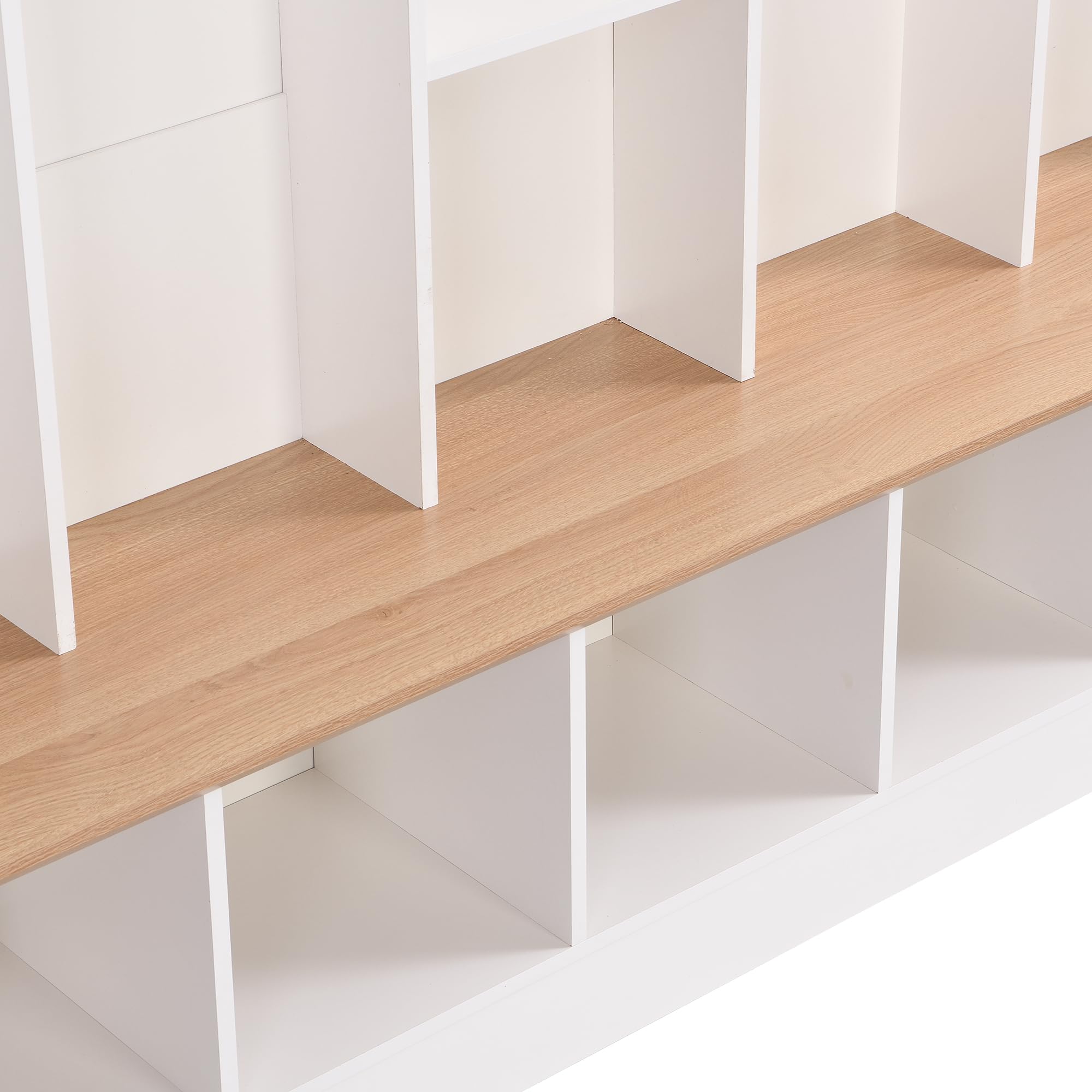 Wide Design Hall Tree with Storage Bench,Modern Style 4-in-1 Multiple Functions Hallway Coat Rack with 8 Hooks and Cube Storage & Shelves for Entryways, Mudroom(White)