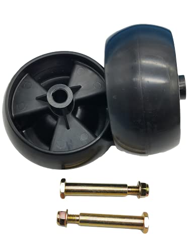 shiosheng 2pcs Deck Wheels Replace 734-04155, Free with Bolts and Lock Nuts Replaces 938-3056 Plus Locknuts. MTD, Cub Cadet, Troy Bilt 112-0677