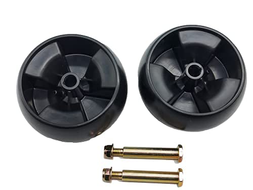 shiosheng 2pcs Deck Wheels Replace 734-04155, Free with Bolts and Lock Nuts Replaces 938-3056 Plus Locknuts. MTD, Cub Cadet, Troy Bilt 112-0677