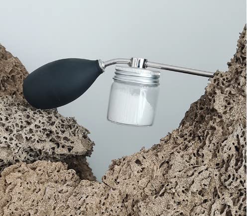 Diatomaceous Earth Applicator Garden Puffer Duster Powder Duster（Comprises a Shovel, a Hopper and a Powder Sprayer）