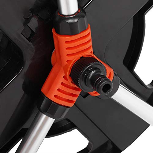 TOPINCN 35 Meters Water Pipe Car Roll Pipe Storage Garden Water Pipe Holder Hose Reel Rope Storage Rack