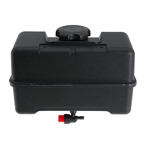 Replacement 691993 Fuel Tank for Briggs and Stratton for Troy-Bilt for Garden Way Chipper Shredder 4-quart Gas Tank with Cap and Shut Off Valve