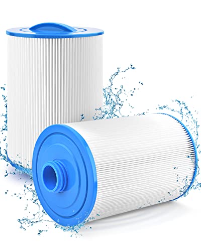 PACETAP Spa Filter Replacement for Pleatco PWW50, Unicel 6CH-940, Filbur FC-0359, Waterways 817-0050, 2 Pack 1 1/2" Coarse Thread Spa Hot Tub Filter for Waterway Vita Aber,Viking