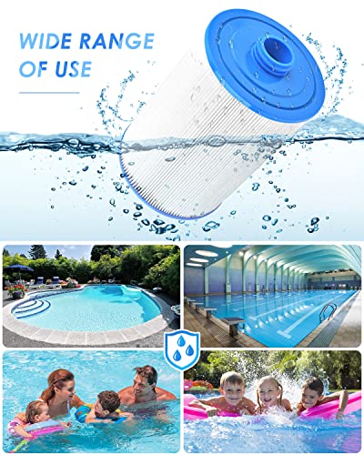 PACETAP Spa Filter Replacement for Pleatco PWW50, Unicel 6CH-940, Filbur FC-0359, Waterways 817-0050, 2 Pack 1 1/2" Coarse Thread Spa Hot Tub Filter for Waterway Vita Aber,Viking