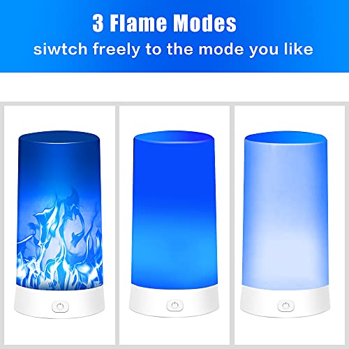 Led Flame Light Flicking Flame Candles Fire Lanterns Outdoor Hanging Lamps with Remote and 4 Flame Modes for Home Party Garden Christmas Decoration