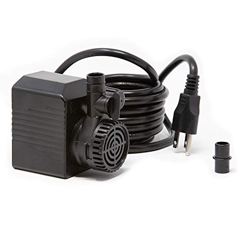 Spaces Places M430AS 430 GPH Auto Shut Pump for Indoor/Outdoor Waterfalls, Gardens, Koi Ponds, and Other Water Features, Black