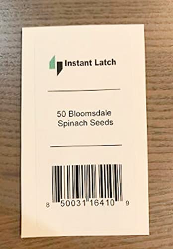 50 Bloomsdale Long Standing Spinach Seeds | Non-GMO | Heirloom | Instant Latch Garden Seeds