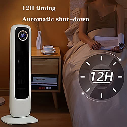Outdoor Garden Heater Portable Space Heater, Quiet Fast Heating Electric Heater with Overheating & Tip-Over Protection, Oscillating Ceramic Heater for Bedroom, Office Patio Heater