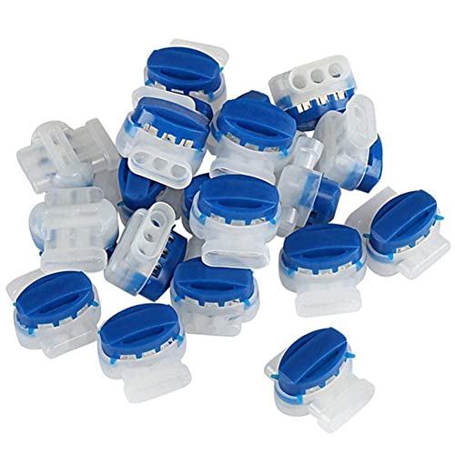 20 Pcs Lawn Mower Cable Connector for Outdoor Garden Electric Lawn Mower Robot Extension Water Lawn Mower Wire Connection