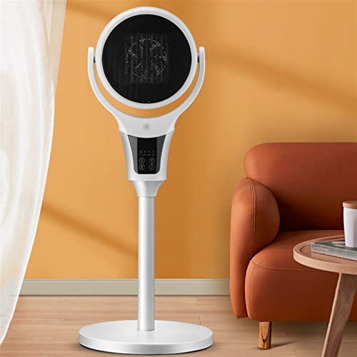 Outdoor Garden Heater Freestanding Space Heater for Indoor Use, 2000W PTC Ceramic Oscillating Heater with 3 Modes, Touch Panel and Remote Control, 7h-Timer, Safe and Quiet Patio He