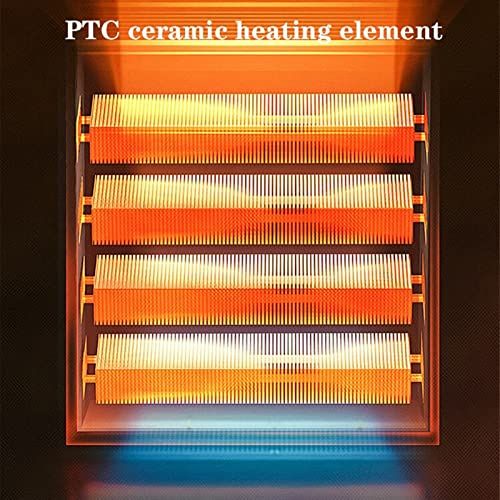 Outdoor Garden Heater Freestanding Space Heater for Indoor Use, 2000W PTC Ceramic Oscillating Heater with 3 Modes, Touch Panel and Remote Control, 7h-Timer, Safe and Quiet Patio He
