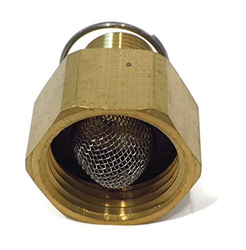 MTM Brass Pressure Washer Garden Hose Adapter (w/Spring & Filter) & Quick Connect Coupler