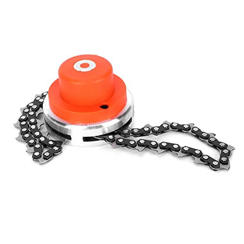 Walfront Multifunctional Spiral Chain Trimmer Head Replacement Head Garden Lawn Mower Accessories Outdoor Grass Trimmer 148*115*70mm