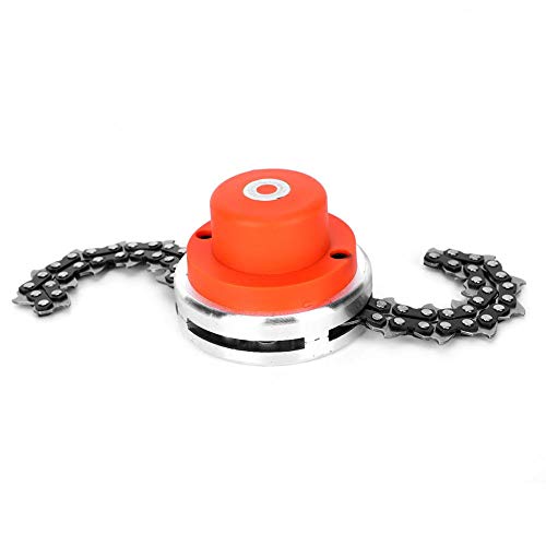 Walfront Multifunctional Spiral Chain Trimmer Head Replacement Head Garden Lawn Mower Accessories Outdoor Grass Trimmer 148*115*70mm